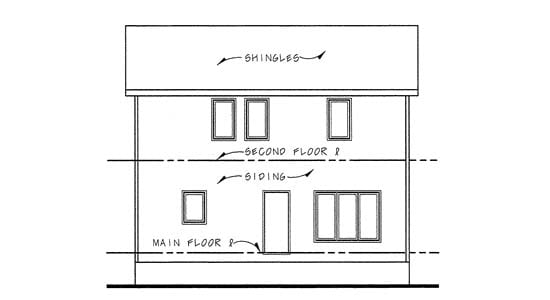 Country Style with 3 Bed, 3 Bath, 2 Car Garage - House Plan 40011
