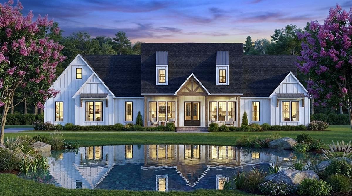 Plan 40382 | Southern Style Home Plan With Special Ceiling Treatm