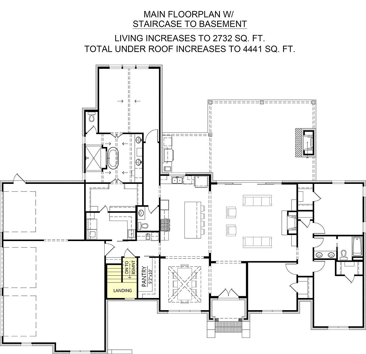 Plan 41480 | Transitional Style House Plan With Outside Wood Burn