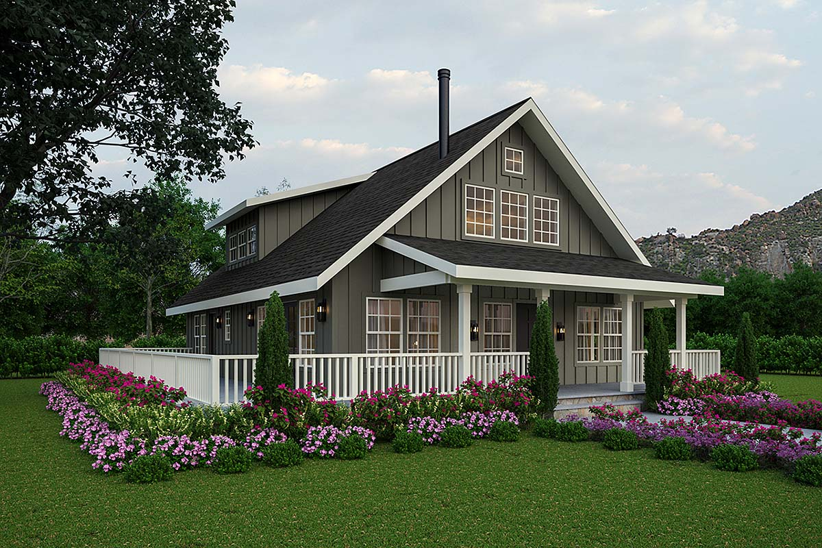 Plan 69144 | Country Style with 3 Bed, 3 Bath