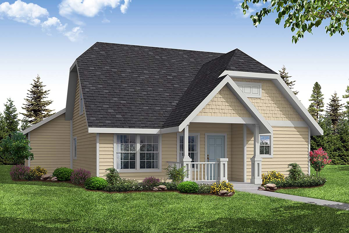 Plan 69409 | Craftsman Style with 3 Bed, 2.5 Bath, 2 Car Garage