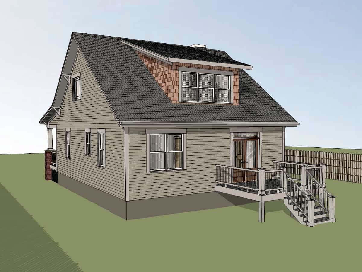 Plan 75548 | Country Cottage Style Neighborhood Home Plan #75548