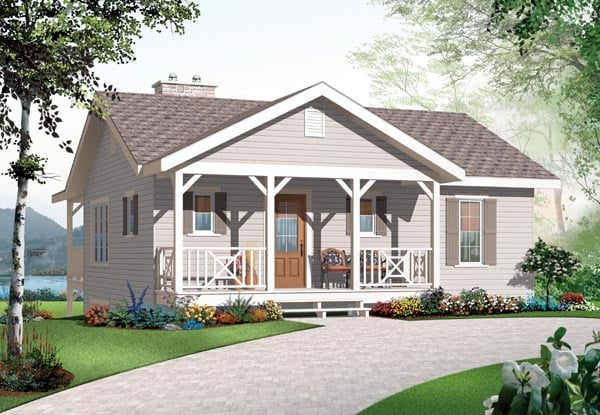 Plan 76228 | Country Style with 3 Bed, 2 Bath