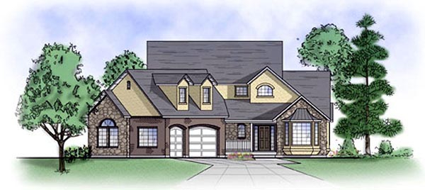 Plan 79878 | Traditional Style with 3 Bed, 3 Bath, 3 Car Garage