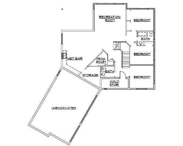 Plan 79879 | Farmhouse Style with 5 Bed, 4 Bath, 3 Car Garage
