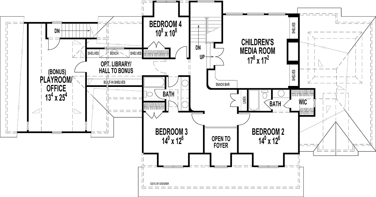 Plan 80268 | Southern Style with 4 Bed, 4 Bath, 2 Car Garage