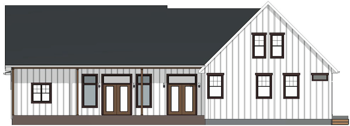 Plan 80527 | Modern-Style Farmhouse Plan