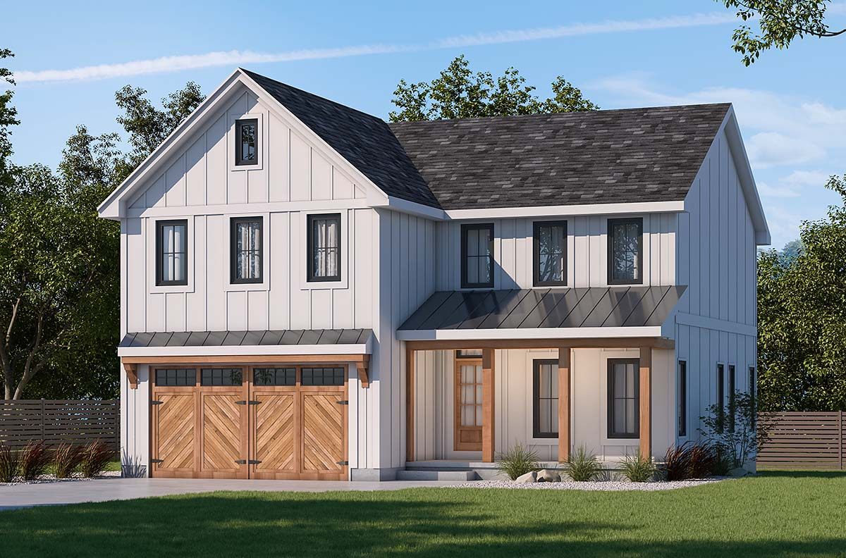 Plan 81479 | Traditional Style with 4 Bed, 3 Bath, 2 Car Garage