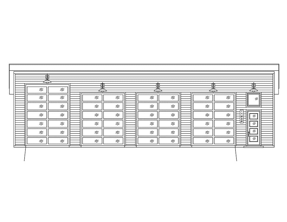 Plan 81518 | 8 Car Garage