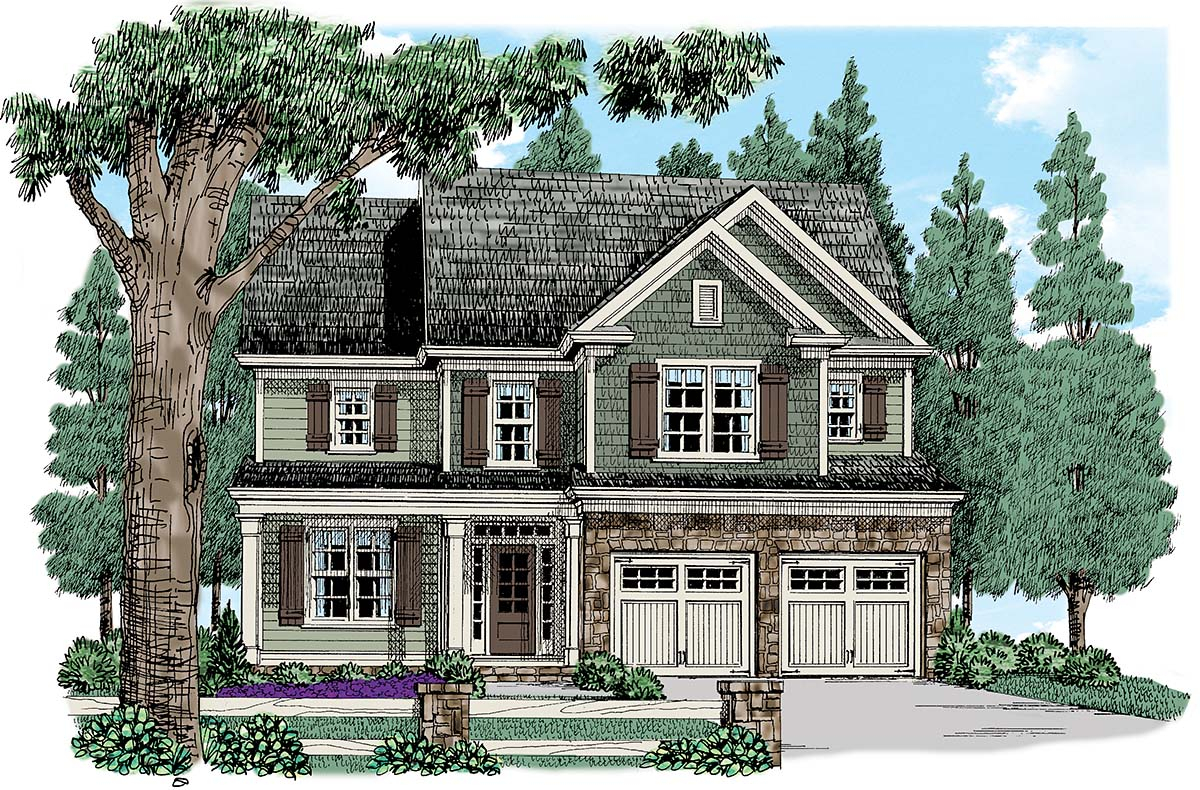 Plan 83020 | Energy Efficient Home Plan with Great Curb Appeal an