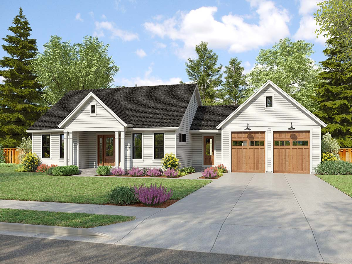 Plan 83581 | Traditional Farmhouse with Wonderful Entry