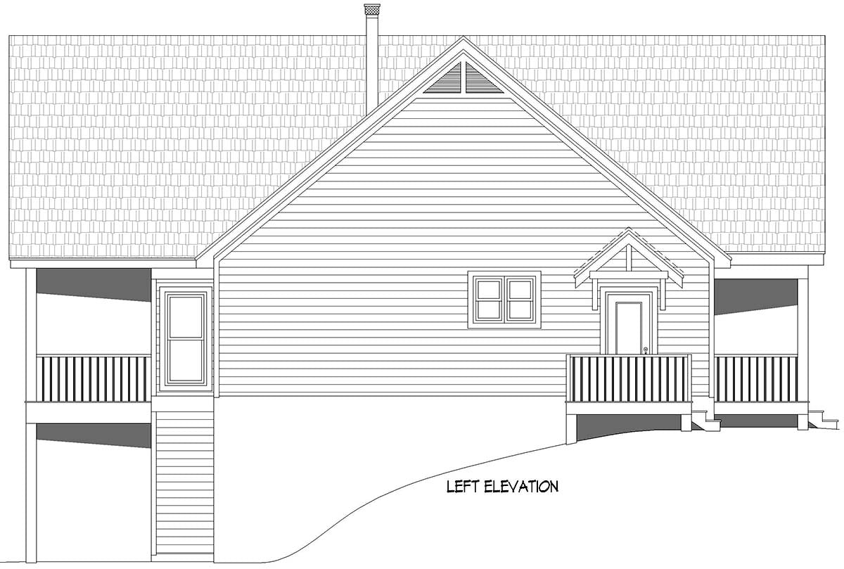 Plan 84809 | Traditional Style with 2 Bed, 2 Bath