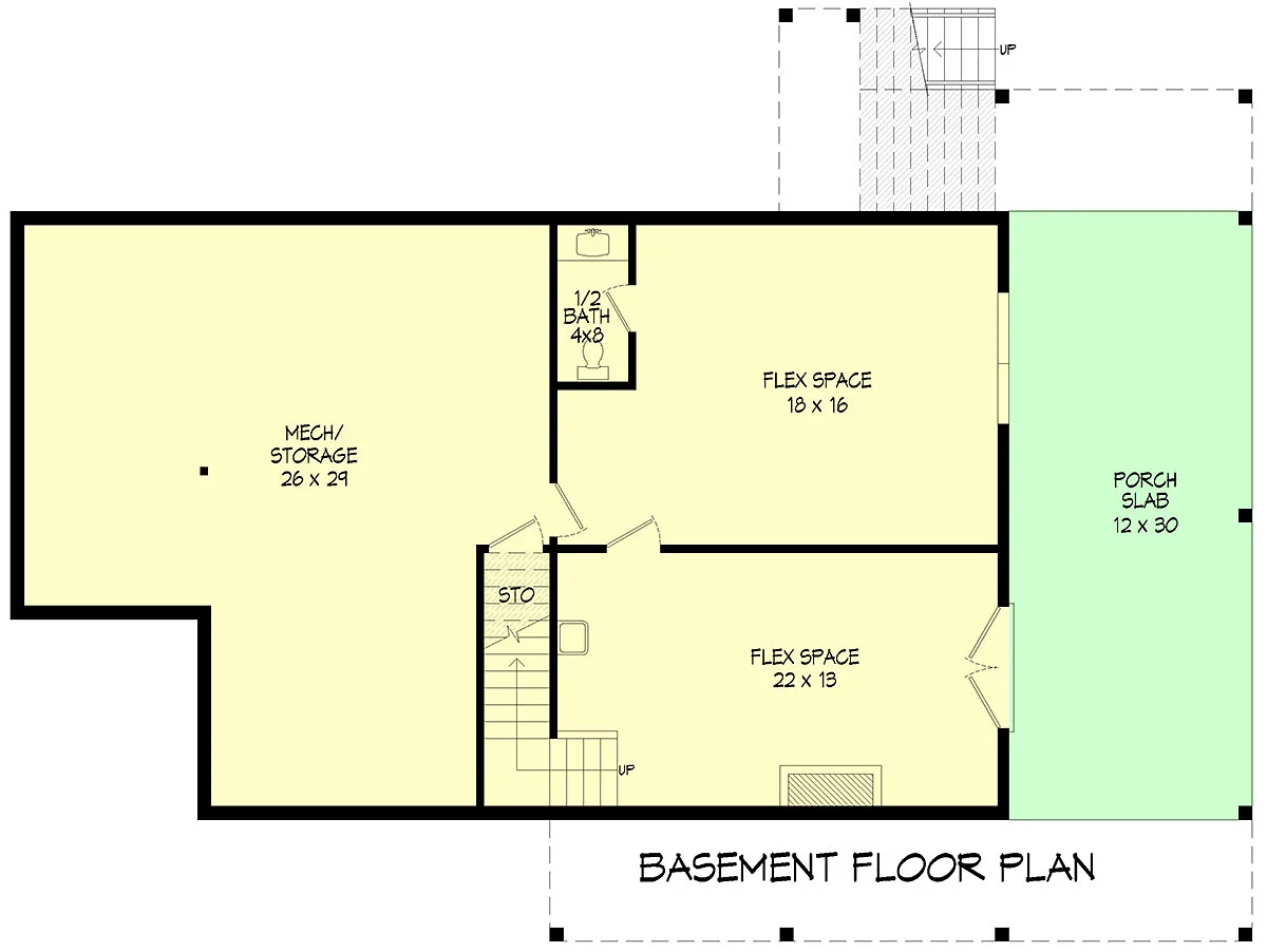 Plan 84894 | Mountain Style House Plan With Walkout Basement