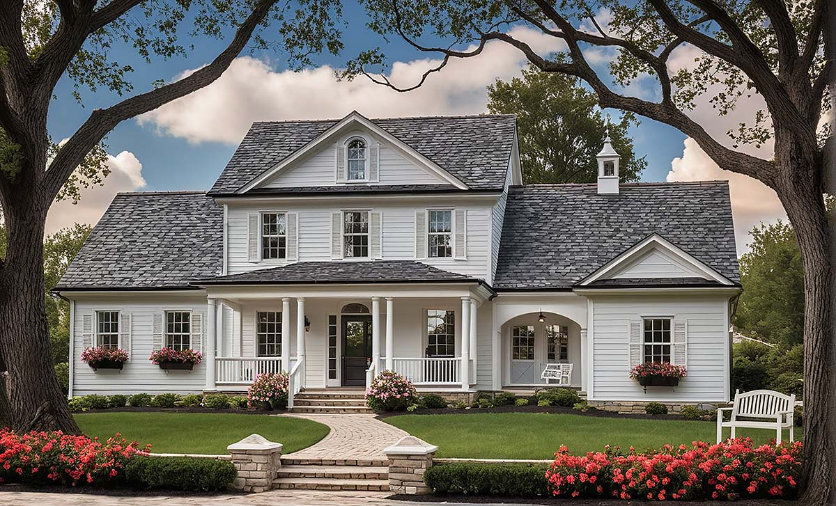 Plan 86360 | Traditional Style with 6 Bed, 4 Bath, 2 Car Garage