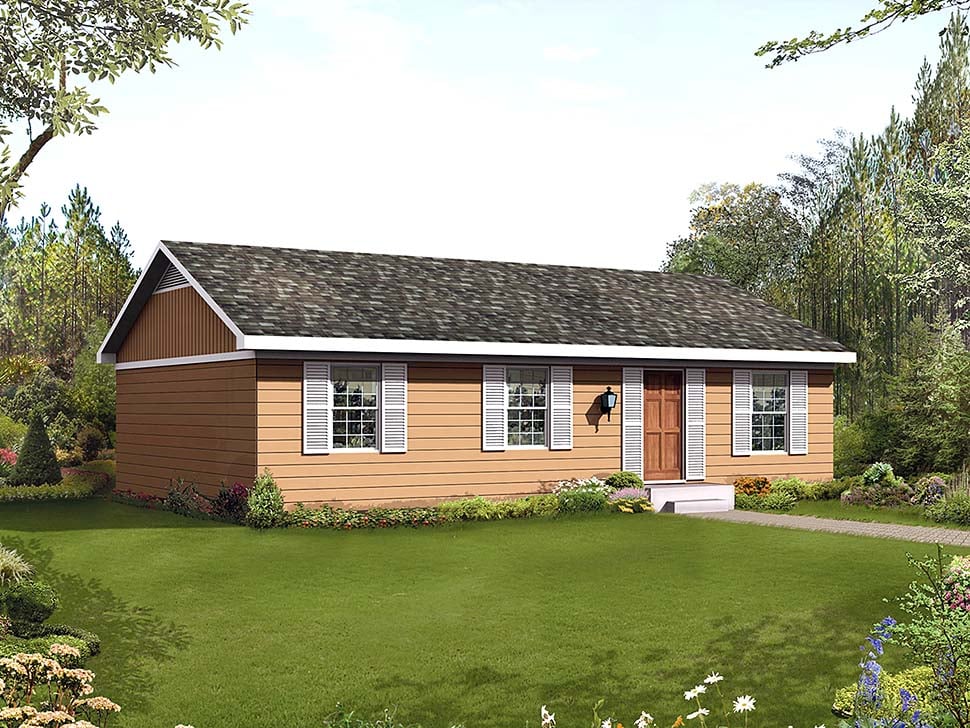 Plan 97218 | Small Ranch Home Plan