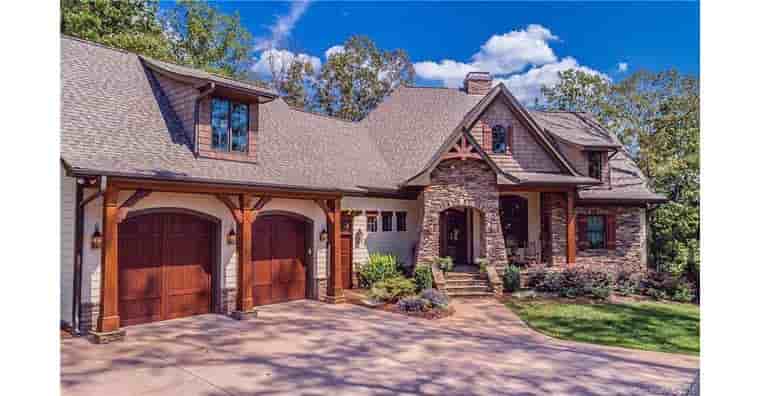 Tuscan House Plan 75134 with 4 Bed, 4 Bath, 2 Car Garage