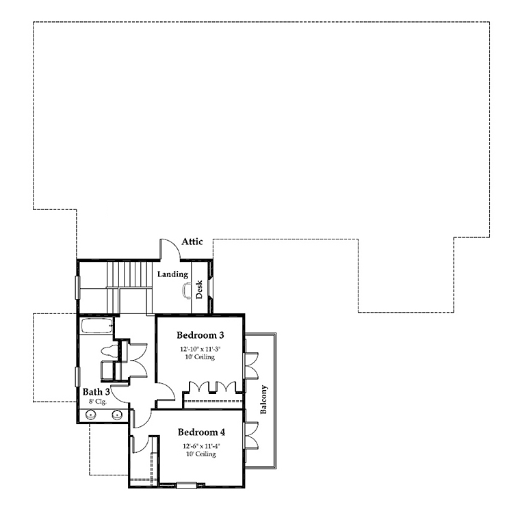 Plan 40313 | New Orleans French Quarter House Plans