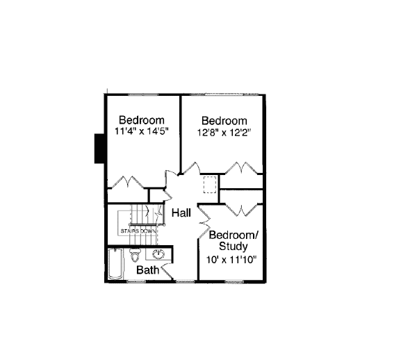 Plan 50048 | Southern Style with 4 Bed, 3 Bath, 2 Car Garage