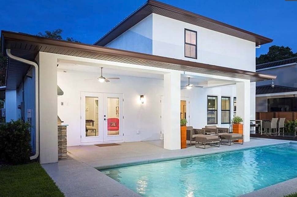 Plan 50899 | Modern 4 Bedroom Home Plans