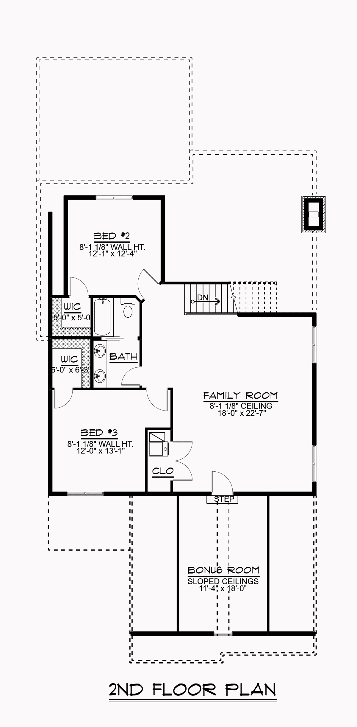 Plan 51852 | Traditional Style with 3 Bed, 3 Bath, 2 Car Garage
