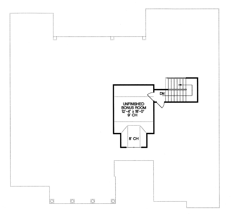 Plan 68133 | Traditional Style with 4 Bed, 3 Bath, 3 Car Garage