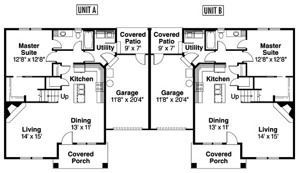 Plan 69640 | Ranch Style with 6 Bed, 4 Bath, 2 Car Garage
