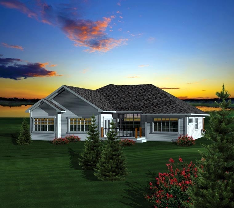 Plan 73404 | Ranch Style with 3 Bed, 3 Bath, 3 Car Garage