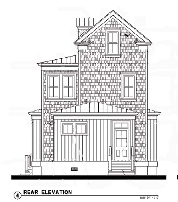 Plan 73700 | Narrow Lot Style with 3 Bed, 3 Bath