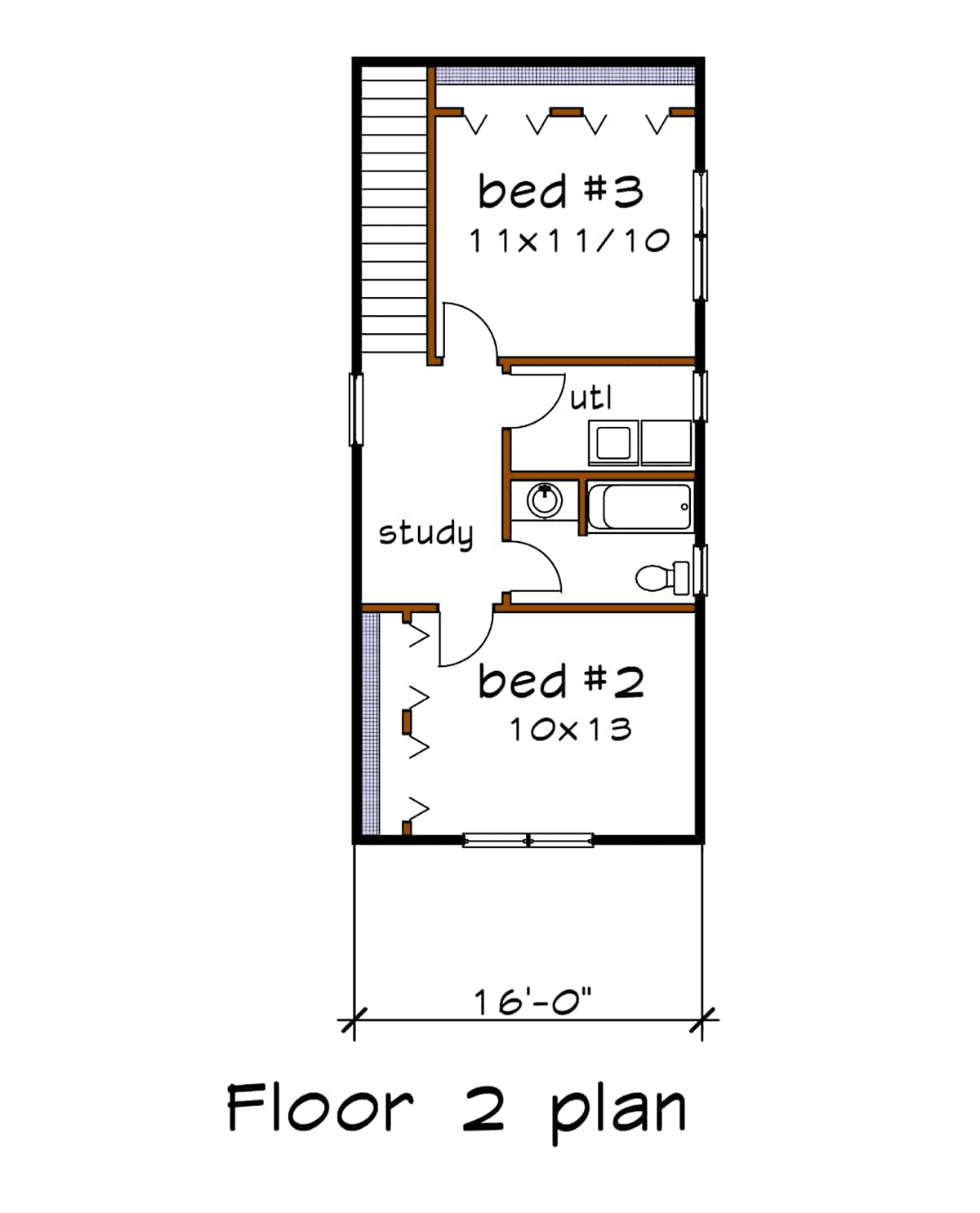 Plan 75555 | 2 Story Traditional Neighborhood Home Plan #75555 is