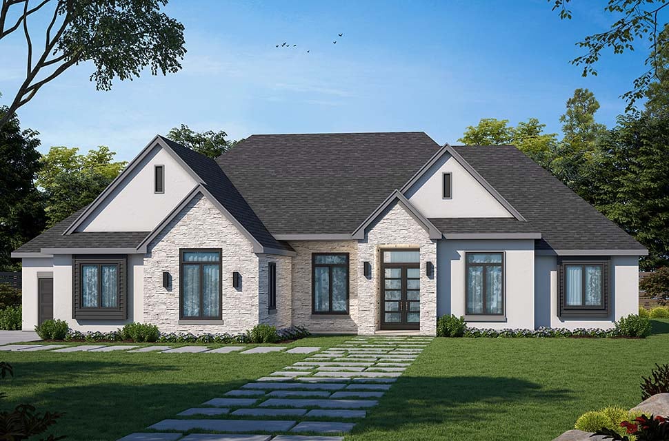 Plan 75798 | Modern-Style House Plan
