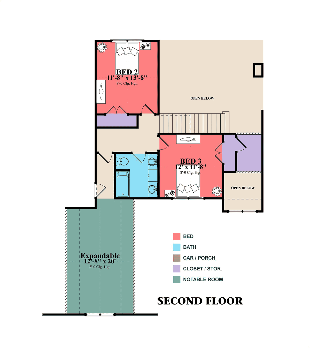 Plan 78512 | Traditional Style with 3 Bed, 3 Bath, 2 Car Garage