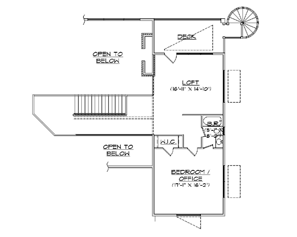 Plan 79932 | Modern Style with 4 Bed, 4 Bath, 3 Car Garage