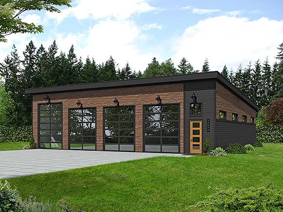 Plan 81518 | 8 Car Garage