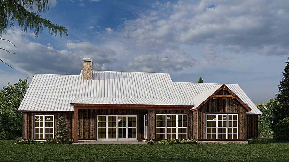 Plan 82584 | Farmhouse Style with 4 Bed, 3 Bath, 3 Car Garage