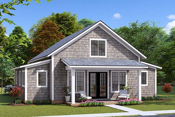 Plan 82838 | Cottage Style with 2 Bed, 2 Bath