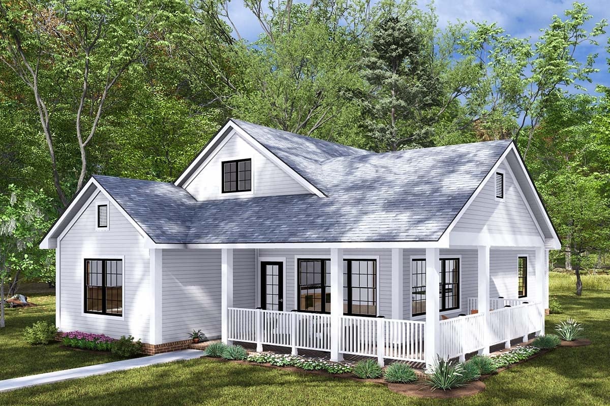 Plan 82858 | Traditional Style with 2 Bed, 2 Bath