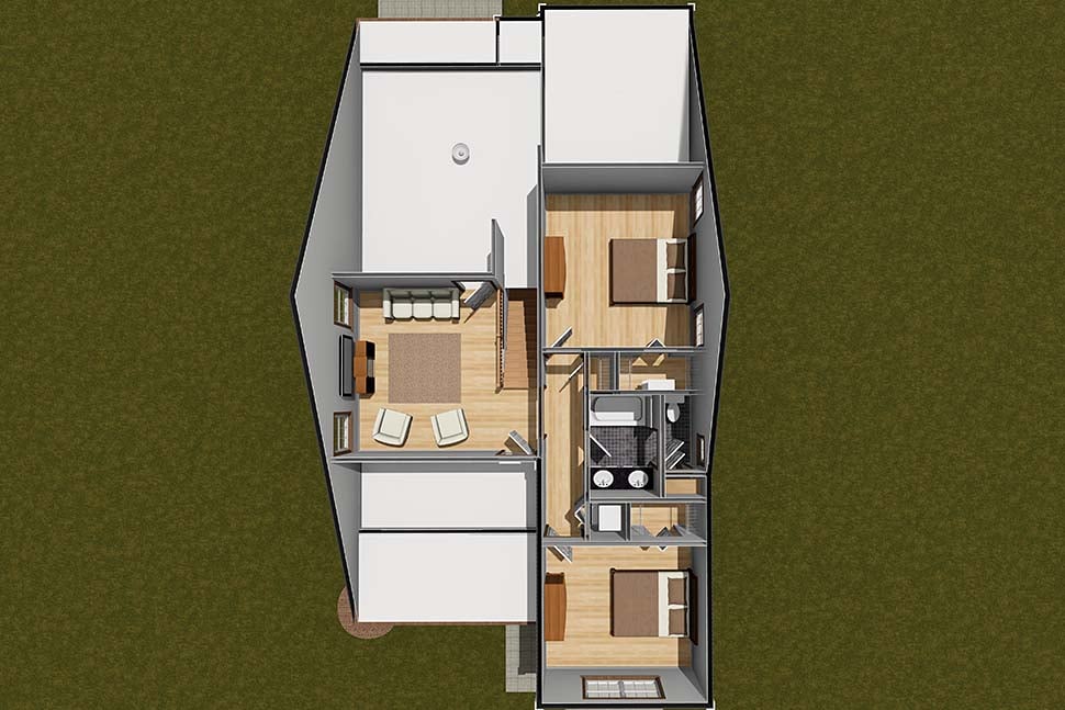 Plan 82862 | Traditional Style with 4 Bed, 3 Bath, 1 Car Garage