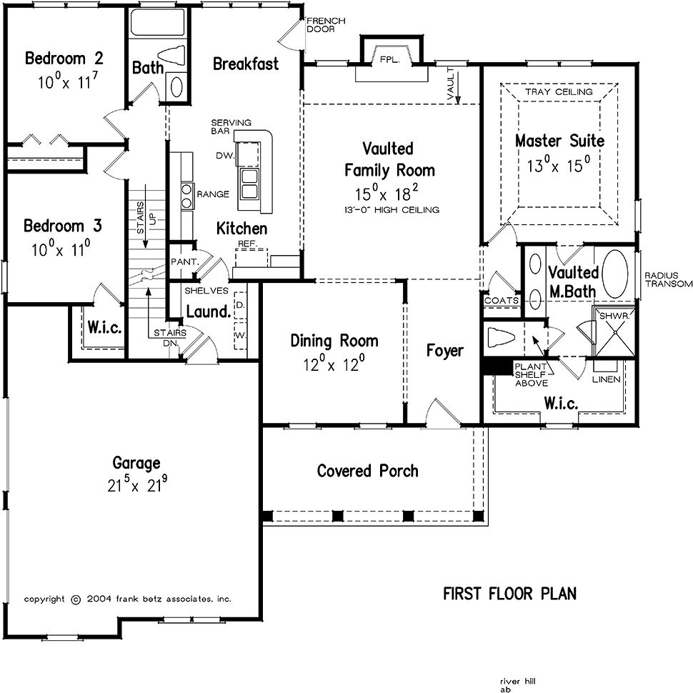 Plan 83079 | Traditional Style with 4 Bed, 3 Bath, 2 Car Garage