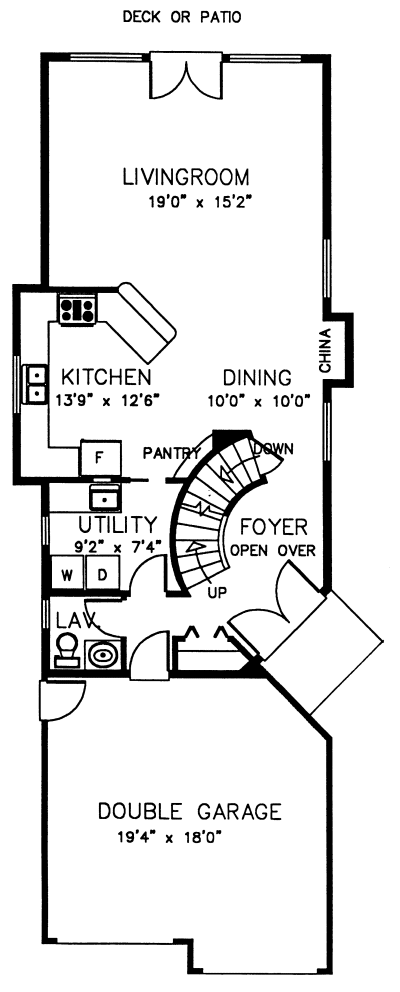 Plan 90876 | Traditional Style with 3 Bed, 3 Bath, 2 Car Garage