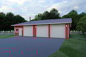 Plan 99939 | 3 Car Garage Apartment with 2 Bed, 2 Bath