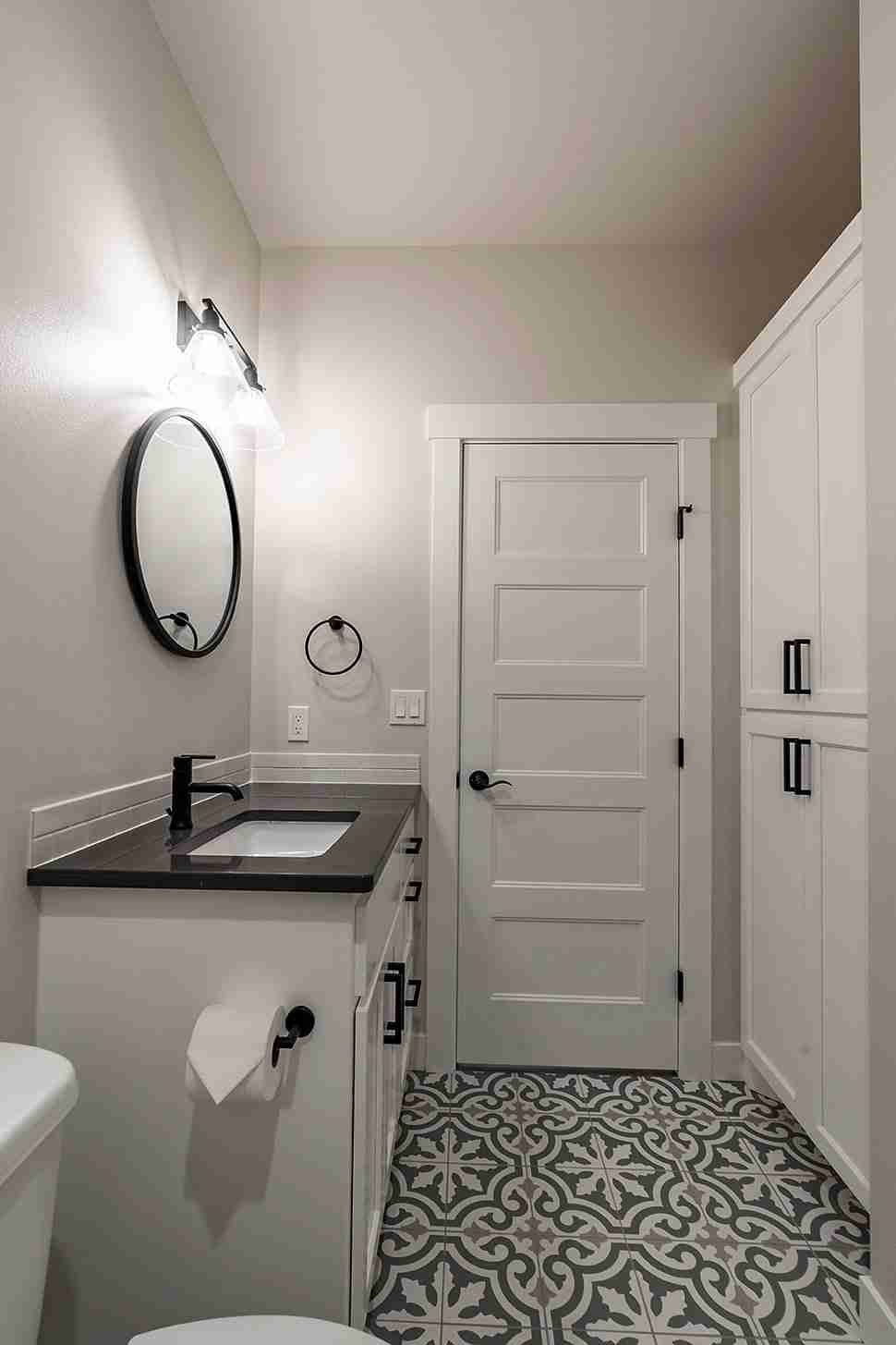 Plan 40909 | Farmhouse Style with 3 Bed, 2 Bath, 3 Car Garage