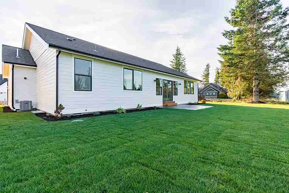 Plan 40909 | Farmhouse Style with 3 Bed, 2 Bath, 3 Car Garage