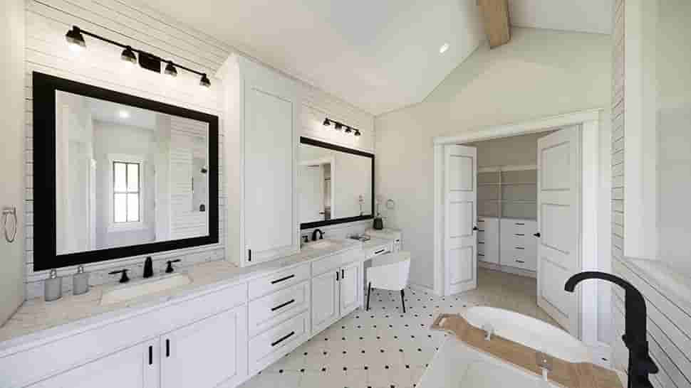 Plan 41480 | Transitional Style House Plan With Outside Wood Burn