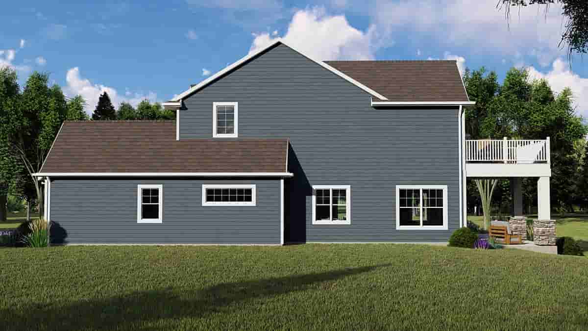 Plan 41809 | Craftsman Style with 3 Bed, 3 Bath, 1 Car Garage