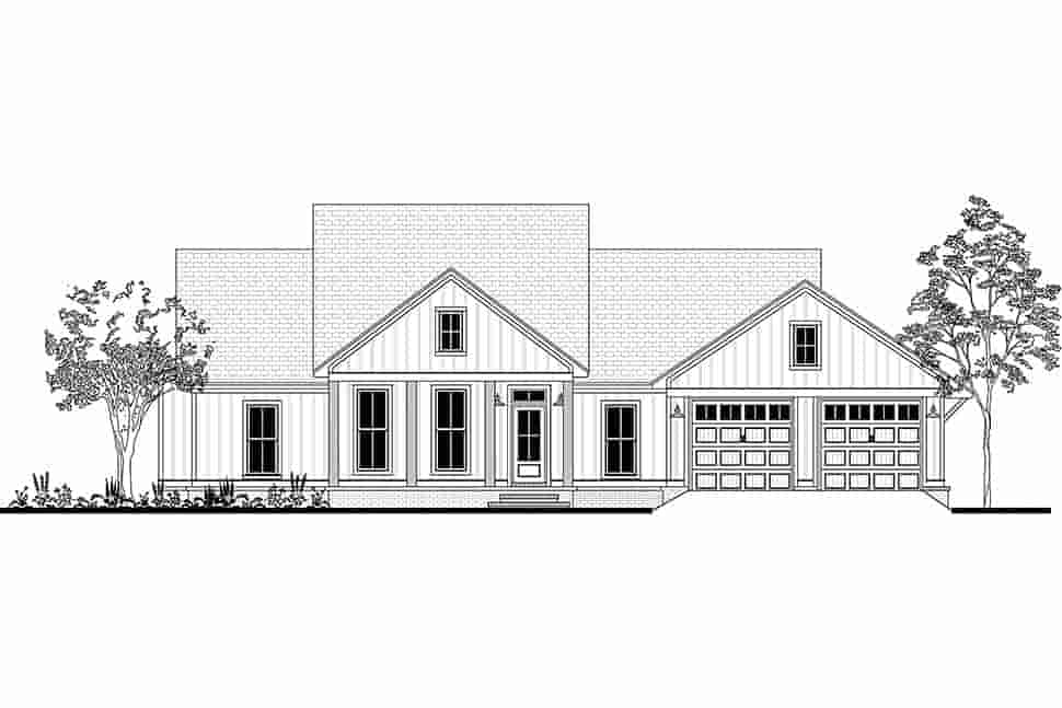 Plan 51985 | Country House Design has a 3x2 Open Layout and Huge