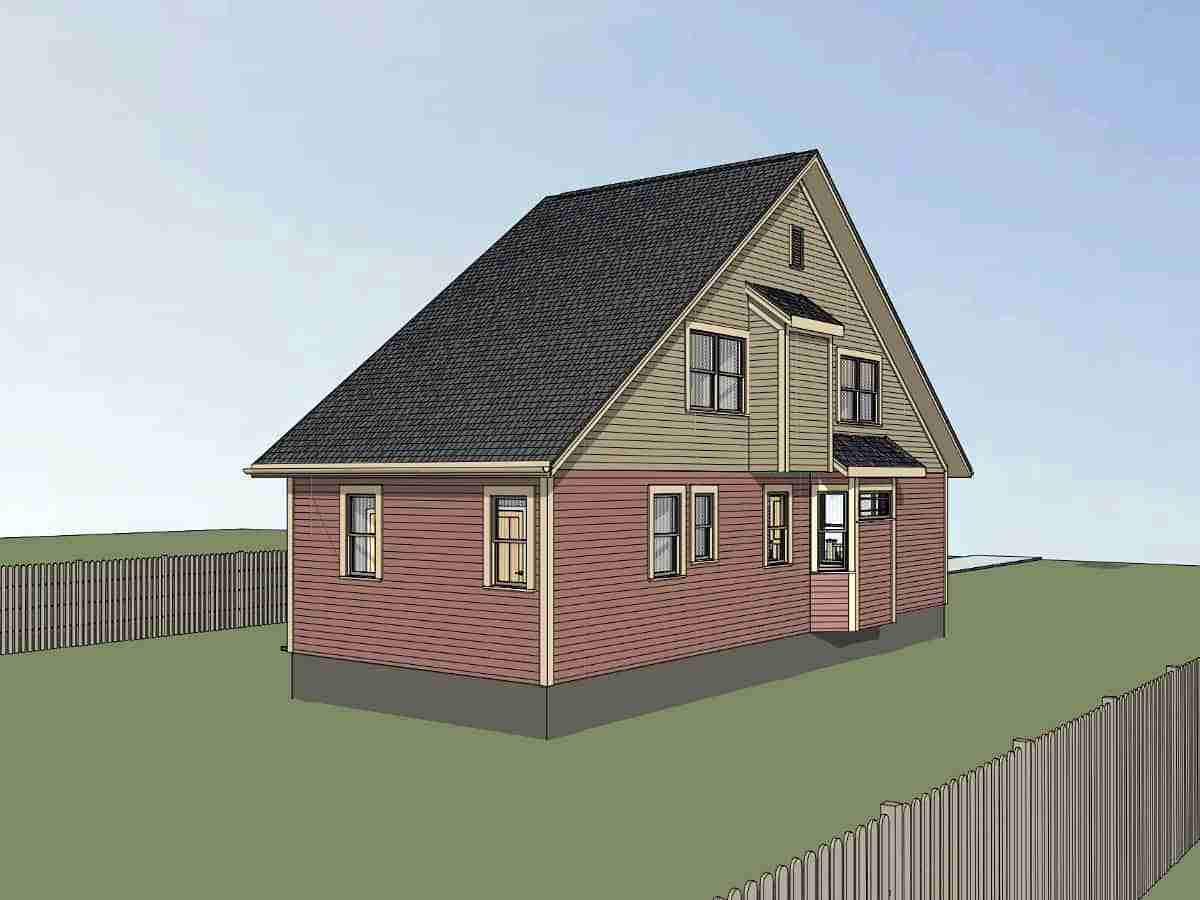 Plan 75564 | Country Style with 4 Bed, 2 Bath
