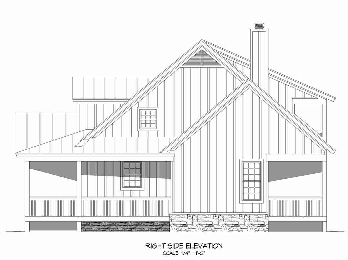 Plan 80920 | Traditional Style with 3 Bed, 4 Bath