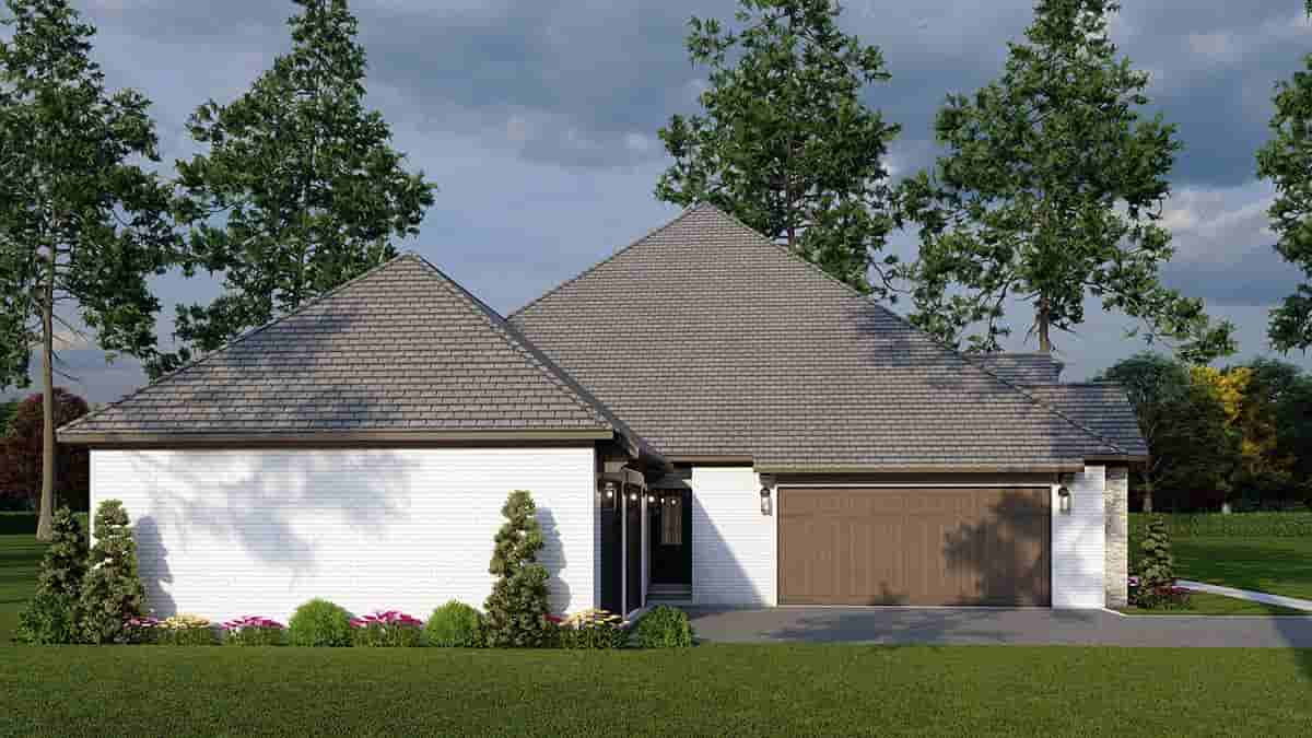 Plan 82357 | European Style with 5 Bed, 4 Bath, 4 Car Garage