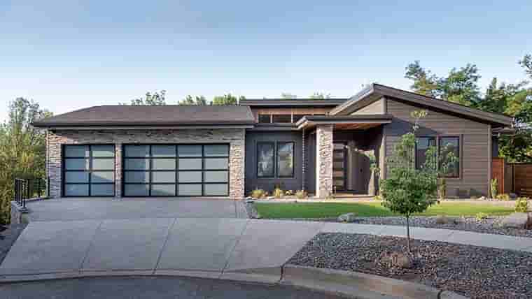 Plan 83507 | Contemporary Ranch with Features Galore