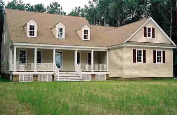 Plan 86104 | Traditional Style with 3 Bed, 2 Bath, 2 Car Garage